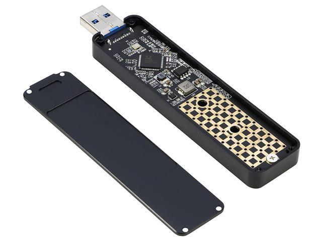 M.2 NVMe and SATA SSD to USB Enclosure Adapter, RIITOP M2 NMVe NGFF SSD to USB 3.1 (Type-A ...