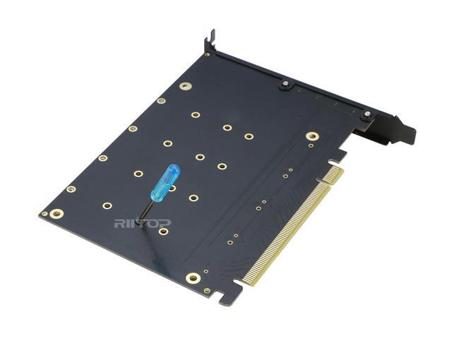 Quad NVMe to PCIe Expansion Adapter Card (PCIe Bifurcation Motherboard ...