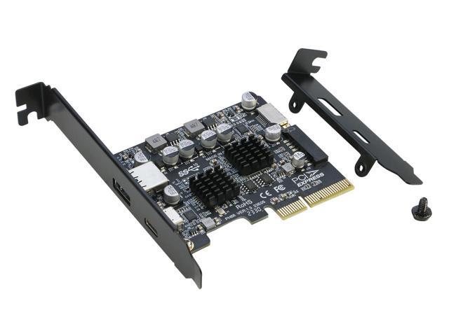 PCIE to USB 3.2 Gen 2 Expansion Adapter Card 10Gbps, RIITOP PCI-e ...