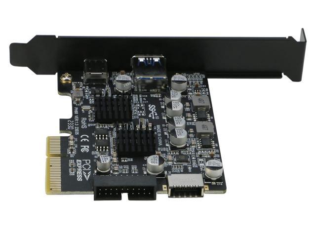PCIE to USB 3.2 Gen 2 Expansion Adapter Card 10Gbps, RIITOP PCI-e Express to USB A and USB C ...