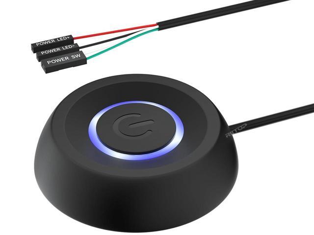 PC Power Button, Desktop Power Button PC External Power Switch ON Off ...