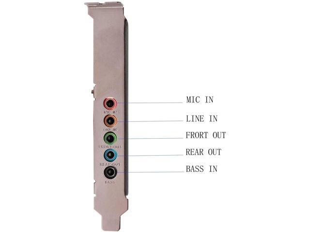 PCIE Sound Card, 5.1 Internal Sound Card for PC Windows 10/11 3D Stereo ...