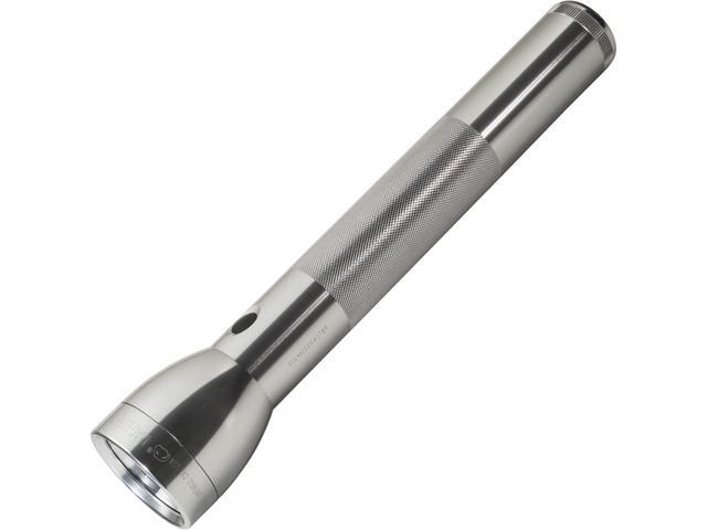 MAGLITE ML300L-S3106 MAGLITE LED 3-Cell D Flashlight Silver Blister ...