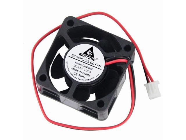 5Pcs DC 24V 40x40x20mm 4cm Dual Ball Bearing Brushless Radiator Cooling ...