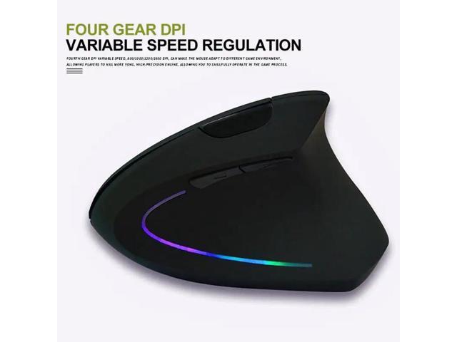 2020 NEW Wireless Mouse Ergonomic Optical 2.4G 800/1200/1600DPI Light ...
