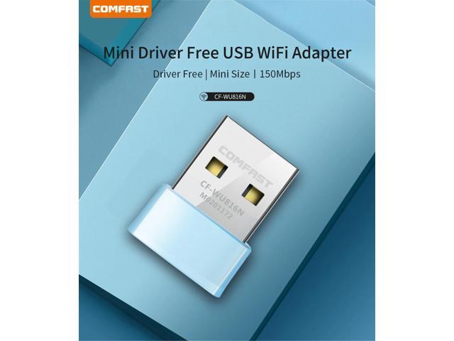 Mini USB WiFi Adapter 150Mbps Wi-Fi Adapter For PC USB Ethernet WiFi ...