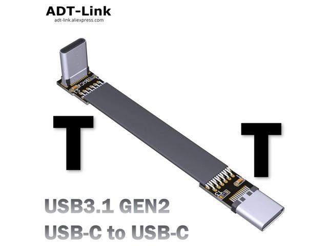 Shield FPV USB 3.1 Type C To Type C Extension Cable 90 degree Adapter ...