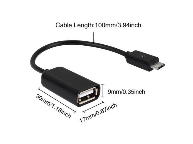 Micro USB OTG Cable Transfer Micro USB Male to Female Adapter for HTC ...