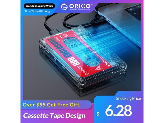 Hard Drive Case USB3.0 HDD Enclosure External Transparent HDD Case DIY ...