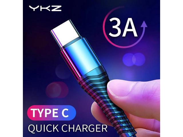 3A USB Type C Cable Fast Charge Wire Type-C USB C Charger For Samsung ...