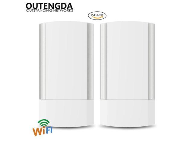 2PCS 5GHz Outdoor CPE Elevator Wireless Bridge 1-2KM Range 900Mbps AP ...