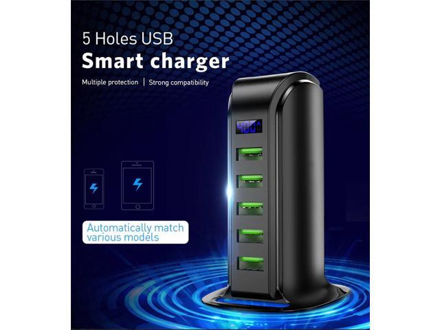 Universal Multi 5 Port USB Charger HUB USB Quick Charger Charging ...
