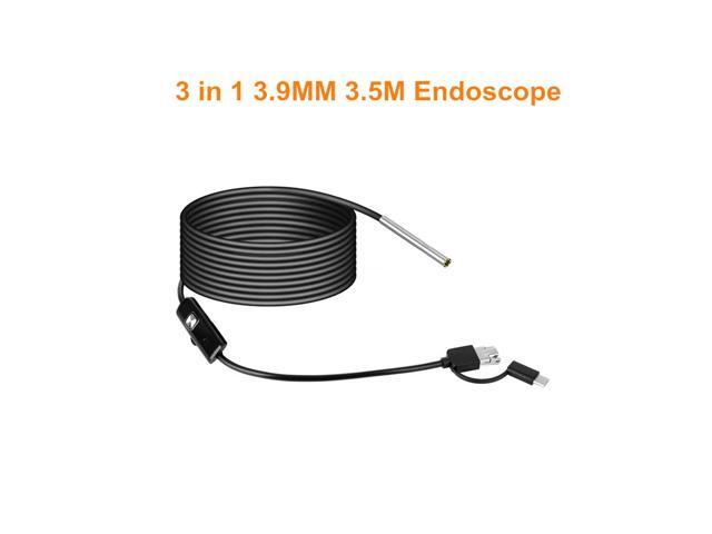 Inspection 3.5M 3.9mm Camera Plumbing Water-Proof USB Drain Endoscope ...