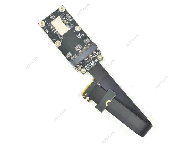 mPCIe to M.2 key A.E. extension cable , mini pcie mPCI-e Card to NGFF ...