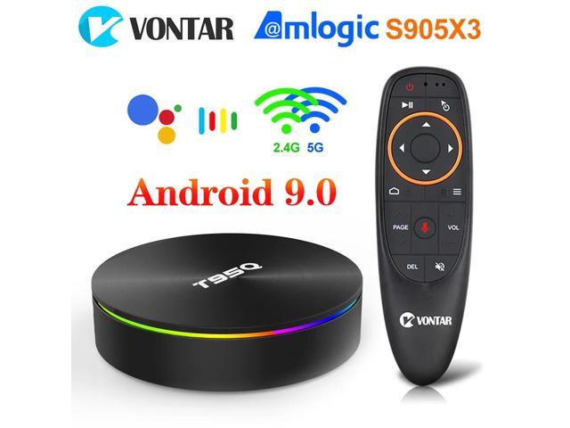 TV BOX Android 9.0 4GB 32GB 64GB Smart TV Box Amlogic S905X3 Quad Core ...