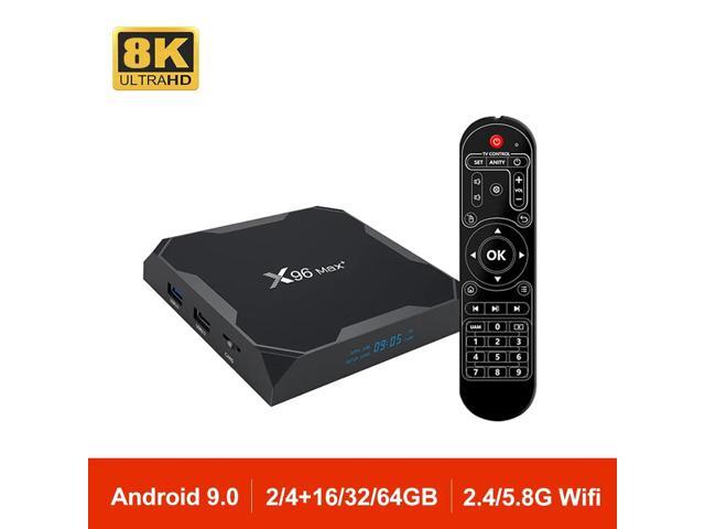 Plus Android 9.0 TV Box Amlogic S905X3 2.4G/5G Wifi BT 4.0 8K HDR TV ...