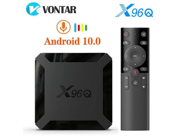 10pcs/lot X96Q TV Box Android 10 2GB 16GB Allwinner H313 Quad Core 4K 60fps 2.4G Wifi Youtube ...
