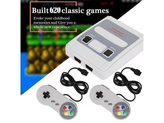 Mini Retro TV Game Console Classic 620 Built-in Games With 2 ...