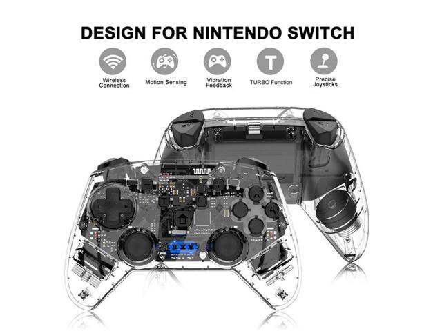 For NS Switch Pro Wireless Bluetooth Game Controller For Nintendo ...