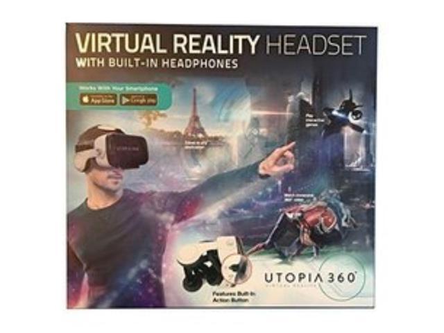 Virtual Reality Headset with Built-in Headphones (NEW/Box Broken ...