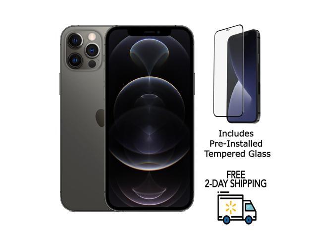 Refurbished: Apple iPhone 12 Pro Max A2342 (Fully Unlocked) 128GB Graphite (Grade A) w/ Pre ...