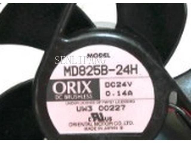 for MD825B-24H 8025 24V 0.14A 2 Balls Bearing 2 wires Cooling fan, 8cm ...