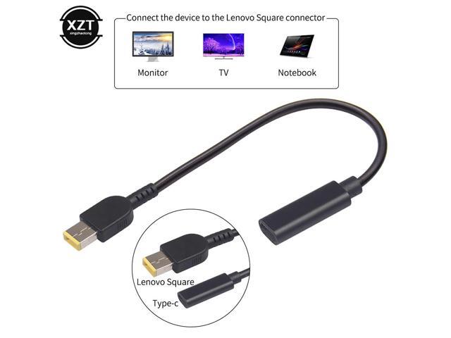 USB Type-C Female to Square 11*4.5mm DC Male PD Power Charger Connector ...