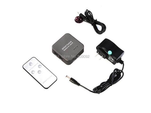 3 Port Digital Optical Audio Switch with IR Remote Control (SPDIF ...