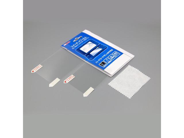 50PCS 2 in 1 Top Bottom HD Clear Protective Film Surface Cover for 3DS ...