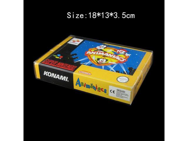 50pcs/lot Transparent Clear for SNES For N64 Game box Protector Case ...