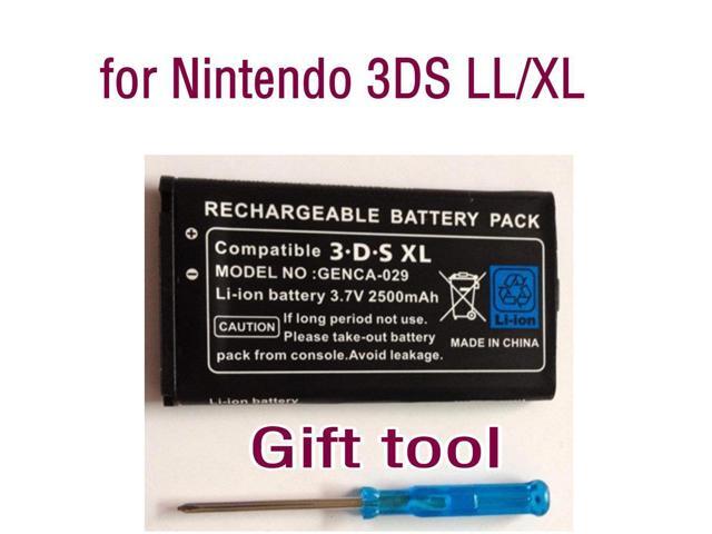 20pcs 3.7V 2000mAh /2500 mAh Rechargeable Li-ion pack for 3DS LL XL ...