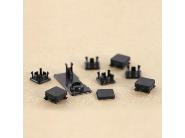 100sets Black Rubber Plug Screw Hole Pad Dust plug Plastic Pad For PS3 ...