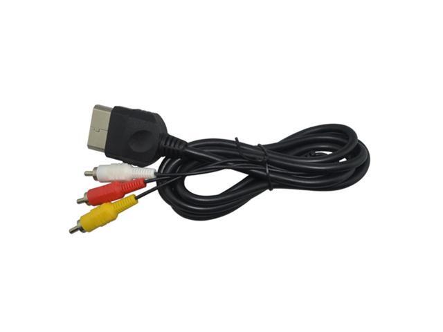 100pcs a lot Wholesale Composite RCA AV Cable Audio Video Cord for Xbox ...