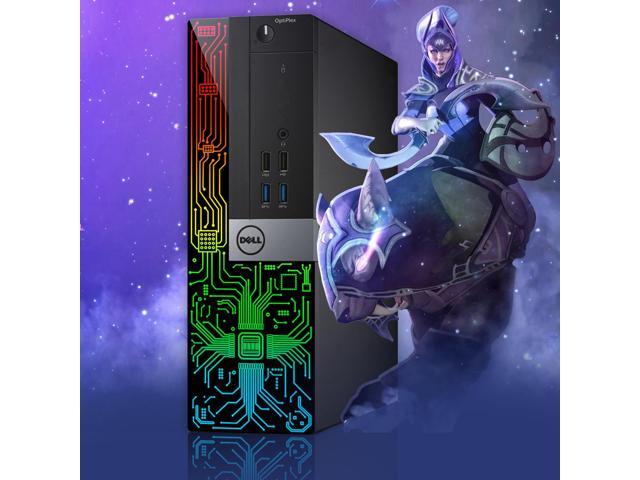 Refurbished: Custom Built RGB Lights Gaming PC - Dell OptiPlex Desktop ...