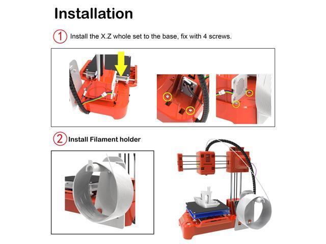 EasyThreed K7 Mini Desktop 3D Printer for Kids / Beginners Household ...