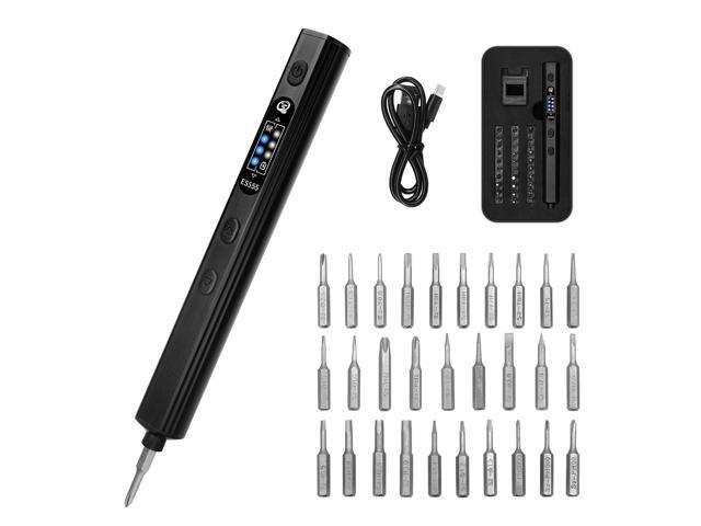 SEQURE ES555 Electric Screwdriver Set, 5V Cordless Screwdriver ...