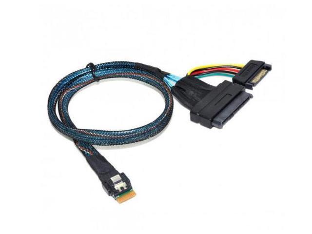 CY SF-104 U.2 U2 SFF-8639 to Slimline SFF-8654 4i NVME PCIe SSD Cable ...