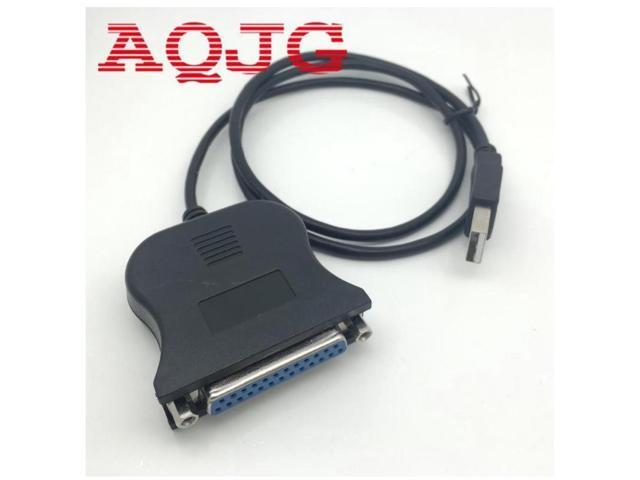 Black Bi-directional Parallel Interface Communication USB to 25 Pin ...
