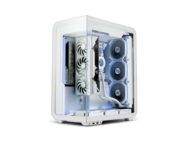 SSUPD Xhuttle White ATX Mid Tower Gaming Case, with a dual - chamber ...
