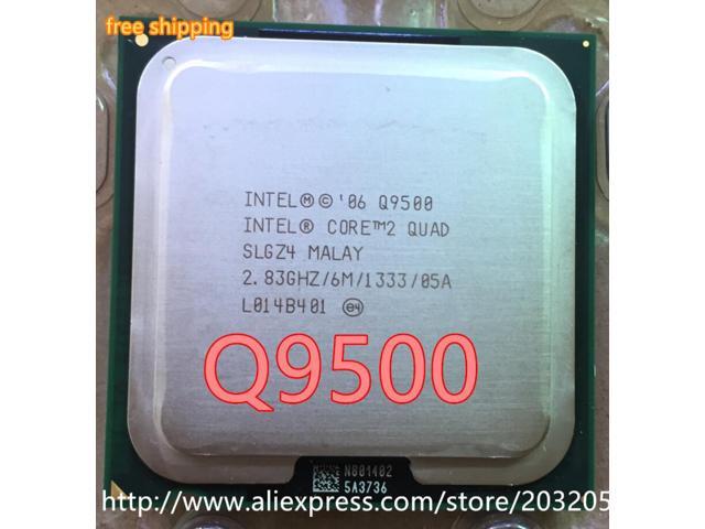Procesador de CPU Intel Core 2 Quad Q9500 , 2,83 Ghz/ 6M /1333GHz ...