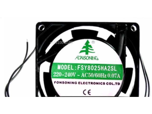 FSY8025H2ASL 8025 220 ~ 240v AC50 / 60Hz 0.07a ventilador de ...