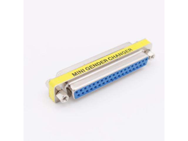 10pcs DB37 D-SUB 37 Pin 2 Rows Female Jack To DB37 Female Mini Gender ...