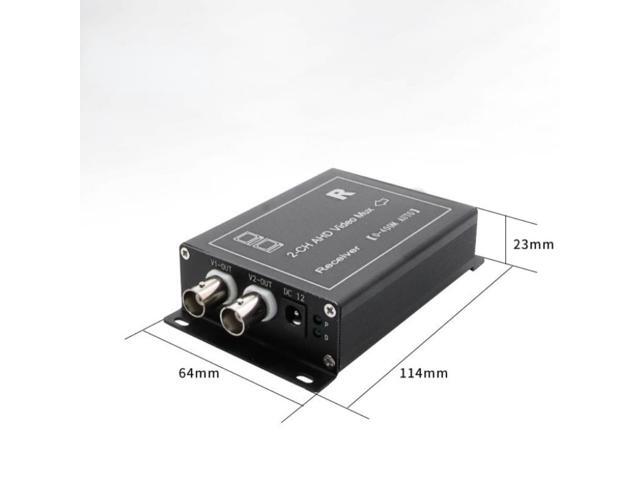Cctv Camera Multiplexer 2 Channel Ahd Coaxial Video Multiplexer With ...
