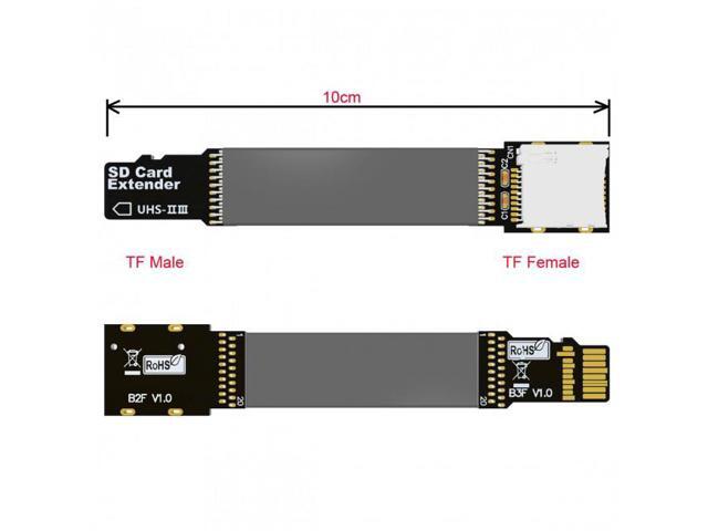 Jimier TF Micro SD Male Extender to TF Card Female Extension Cable ...