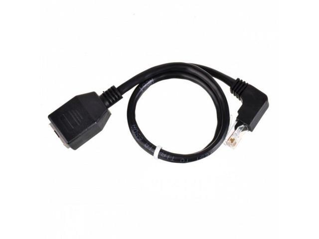 KAIBOXIXI Down Angled 90 Degree 8P8C FTP STP UTP Cat 5e Male to Female ...