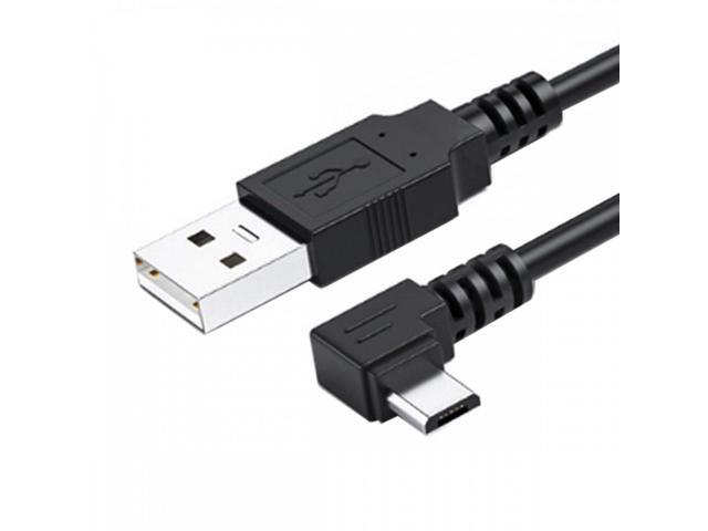 CY 1.0M Right Angled 90 Degree Micro USB 5Pin to USB 2.0 Data Charge ...