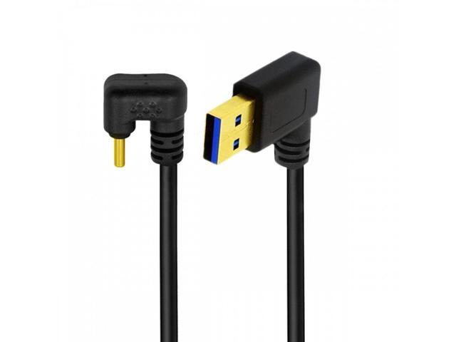 Jimier Right Angled USB3.0 Type-A to Type C USB-C Male to Male Power ...