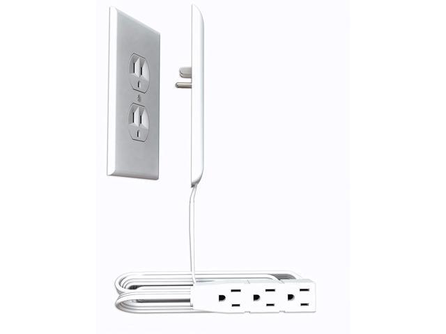 Sleek Socket 9-M-STD-W Ultra-Thin Electrical Outlet Cover Wall Plate ...