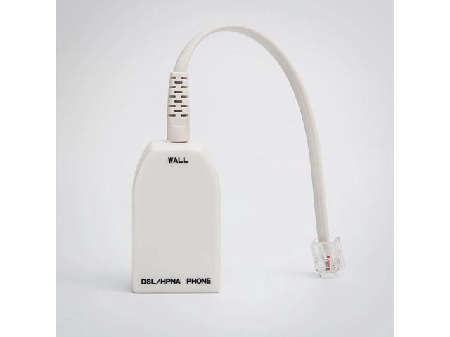 FireFold DSLFILTER-2PORT Dual DSL Filter, Male to 2 Female Telephone ...