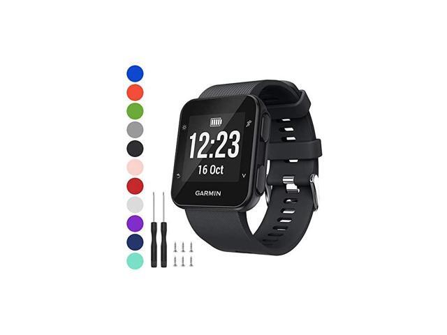 Band Compatible with Garmin Forerunner 35, Soft Silicone Watch Band ...
